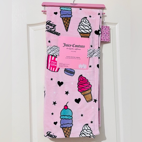 Juicy Couture | Accessories | Juicy Couture Ice Cream Throw | Poshmark
